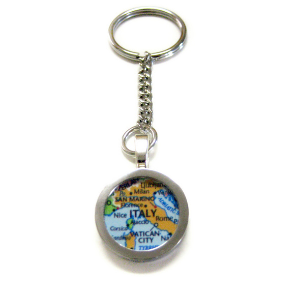 Kiola Designs | Accessories | Italy Map Keychain | Poshmark